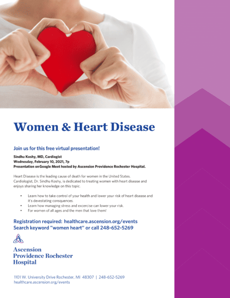 Women & Heart Disease Talk
